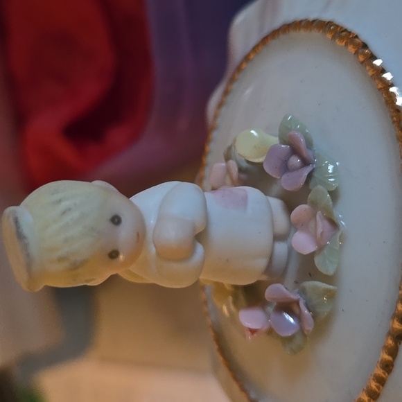 Precious Moments | Other | Precious Blessings Heirloom Porcelain Vintage Music Box | Poshmark